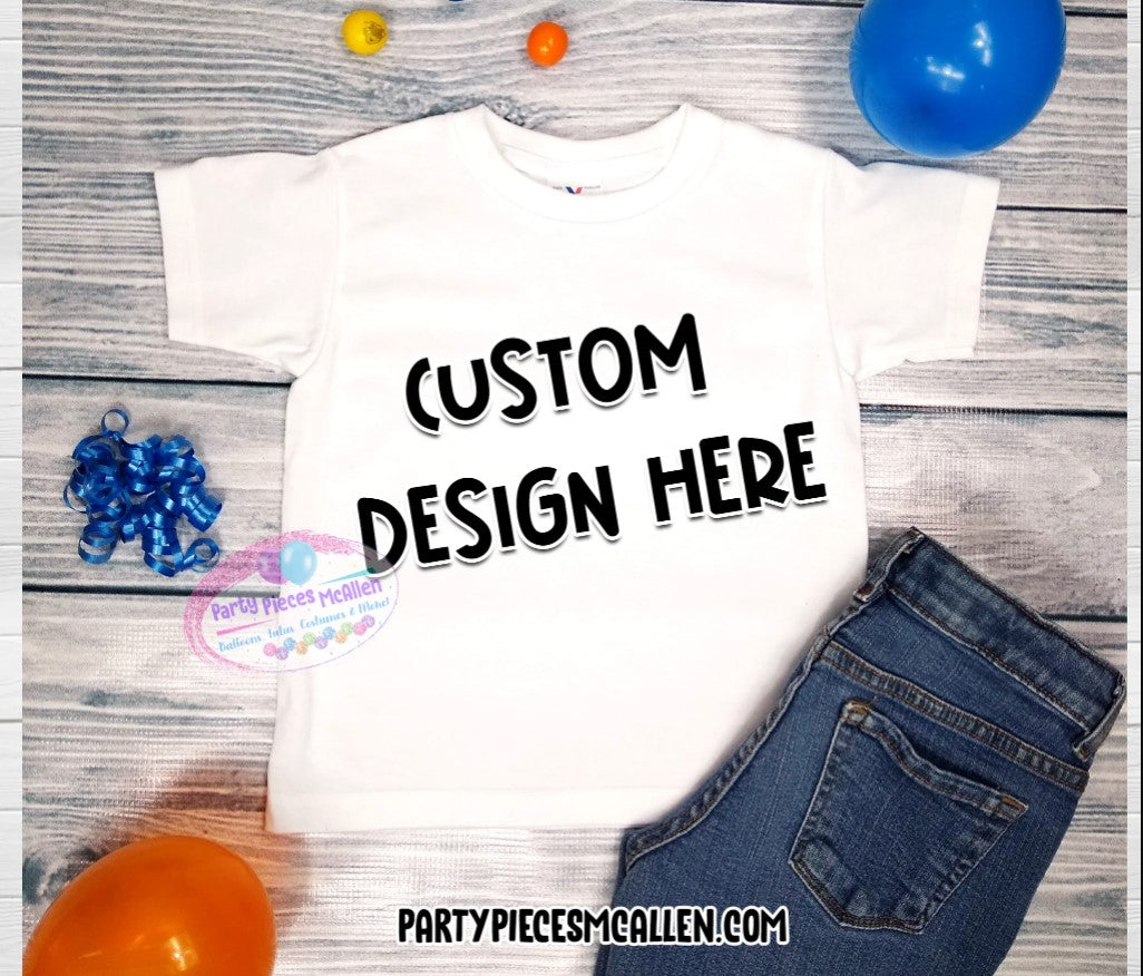Custom DIGITAL Shirt Design – Party Pieces McAllen