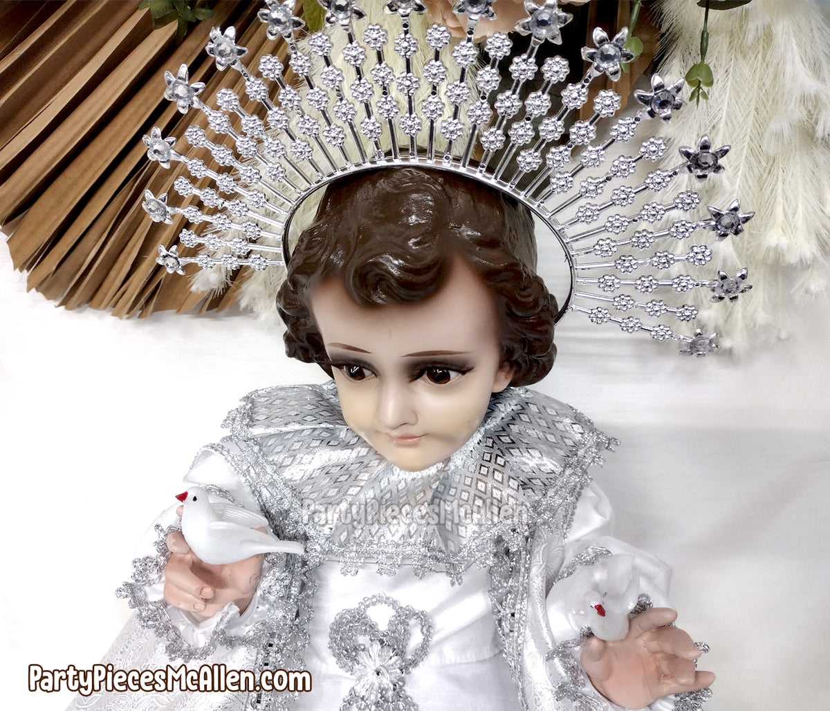 Vestidito Niño de las Palomas, Child of the Doves Baby Jesus White Gow ...