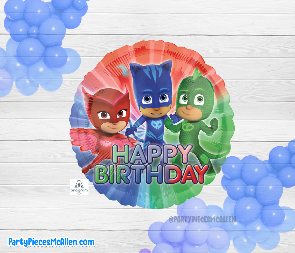9" Pj Masks Foil Ballon – Party Pieces McAllen