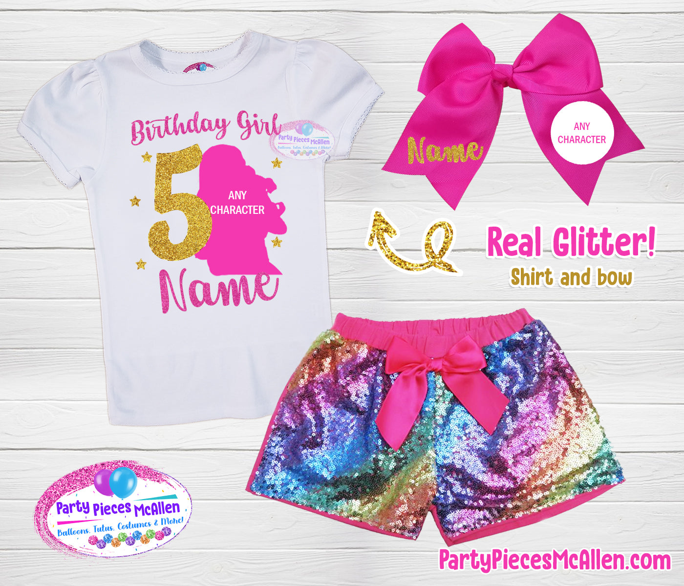 Girls Sequin Short Sets – Party Pieces McAllen