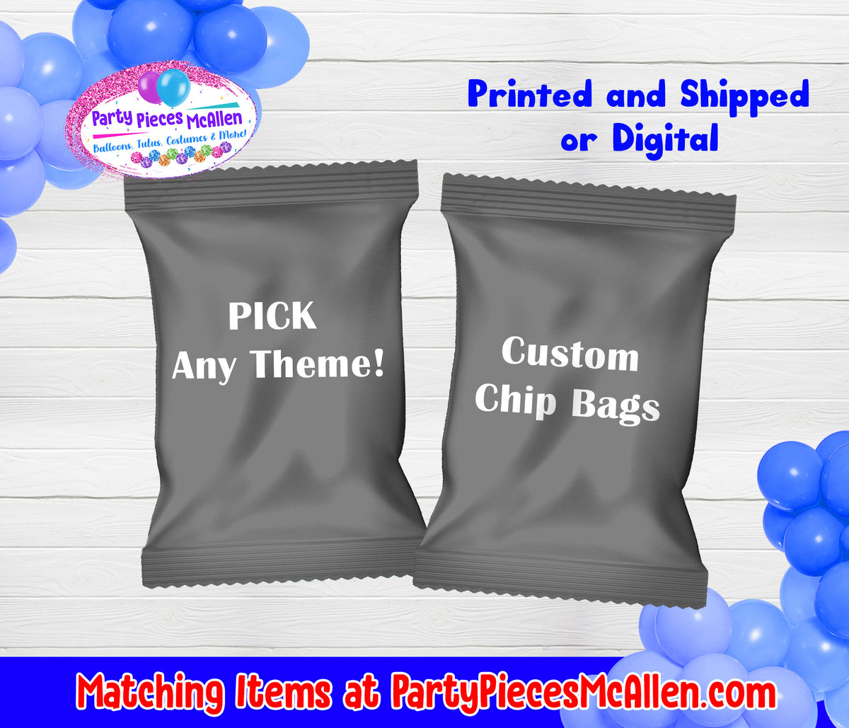 Custom Chip Bag Labels – Party Pieces McAllen