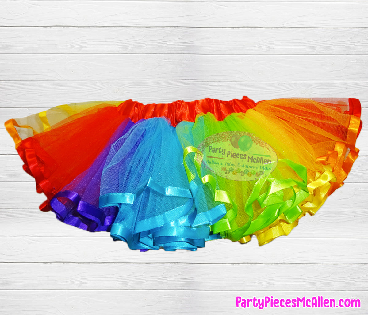 Multicolor Ribbon Trim Tutu – Party Pieces McAllen
