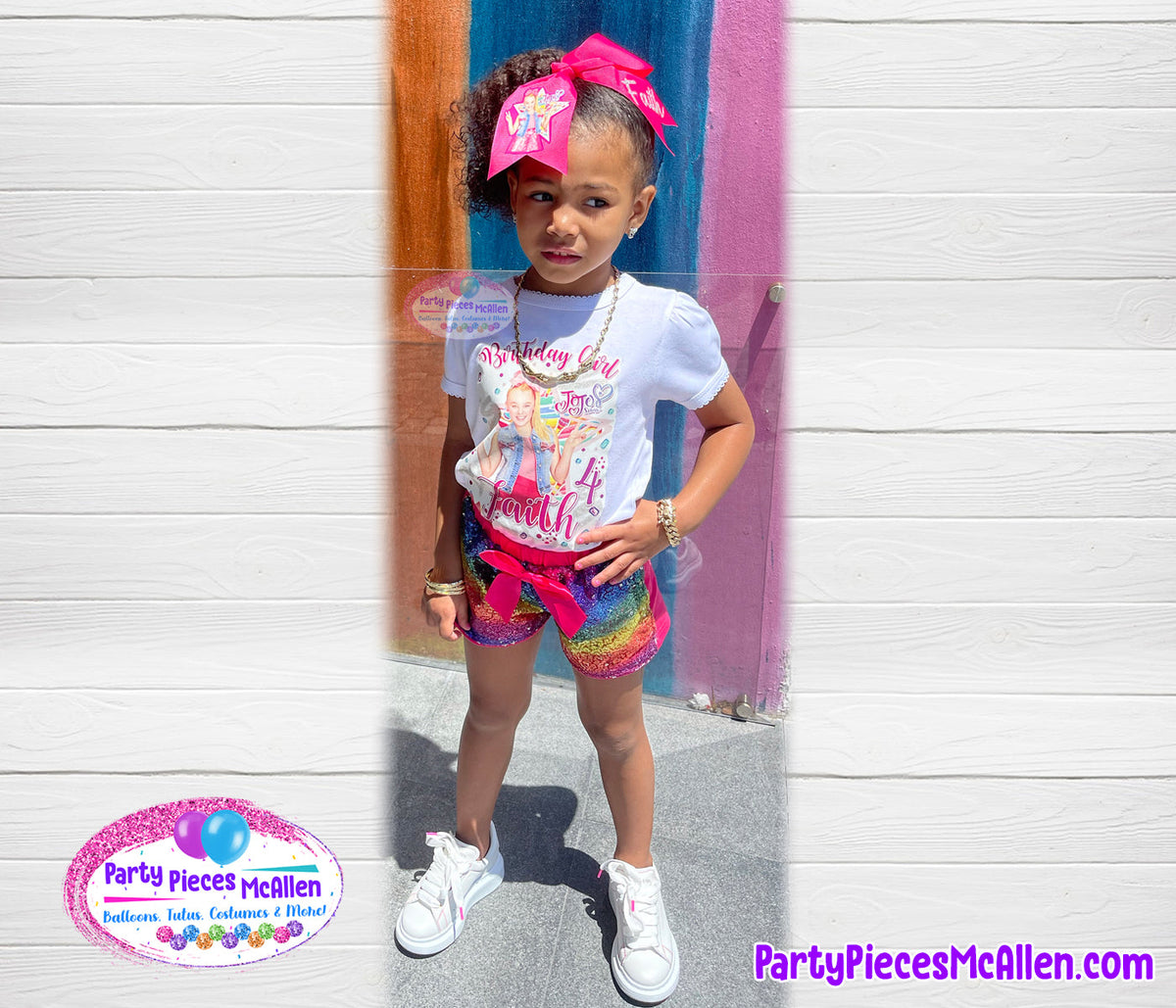 Girls Roblox Birthday Sequin Shorts Outfit – Party Pieces McAllen