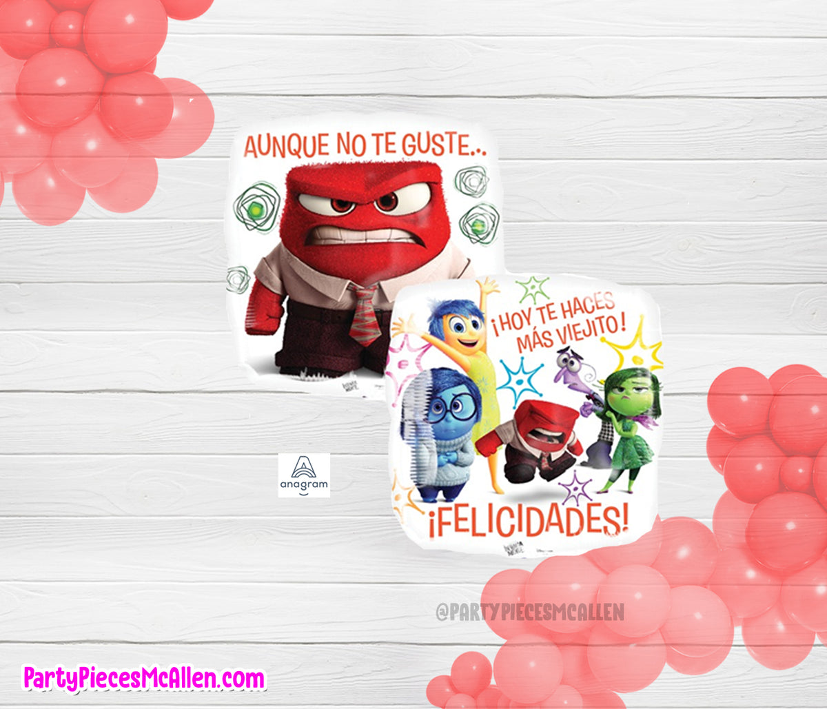 17" Inside Out Foil Balloon – Party Pieces McAllen