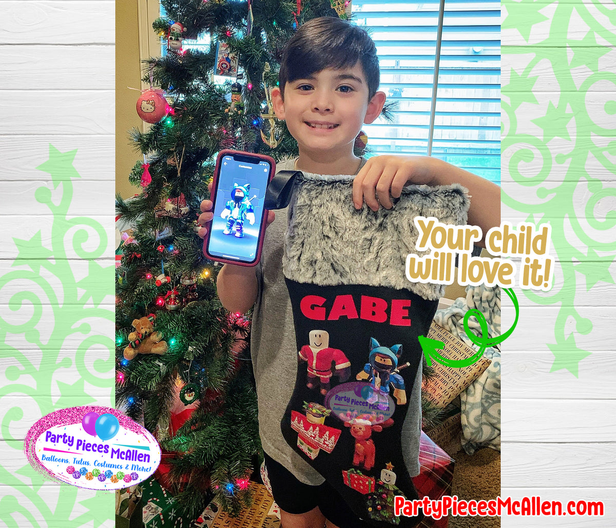 Gamer Girl Avatar Christmas Stocking – Party Pieces McAllen