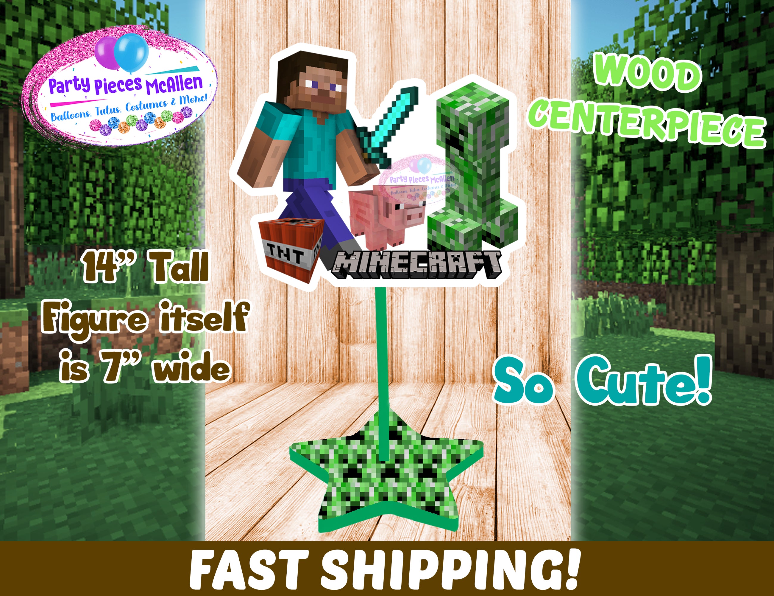 Minecraft Birthday Party – Party Pieces McAllen